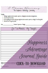 Change Your Outlook - Journaling - I Choose Me